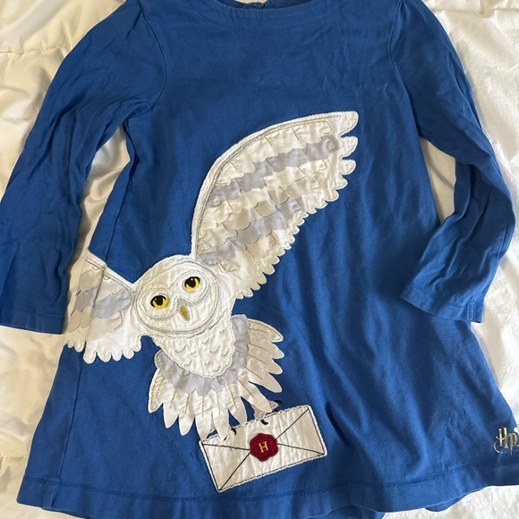 Mini Boden | Dresses | Mini Boden Harry Potter Hedwig Dress | Poshmark